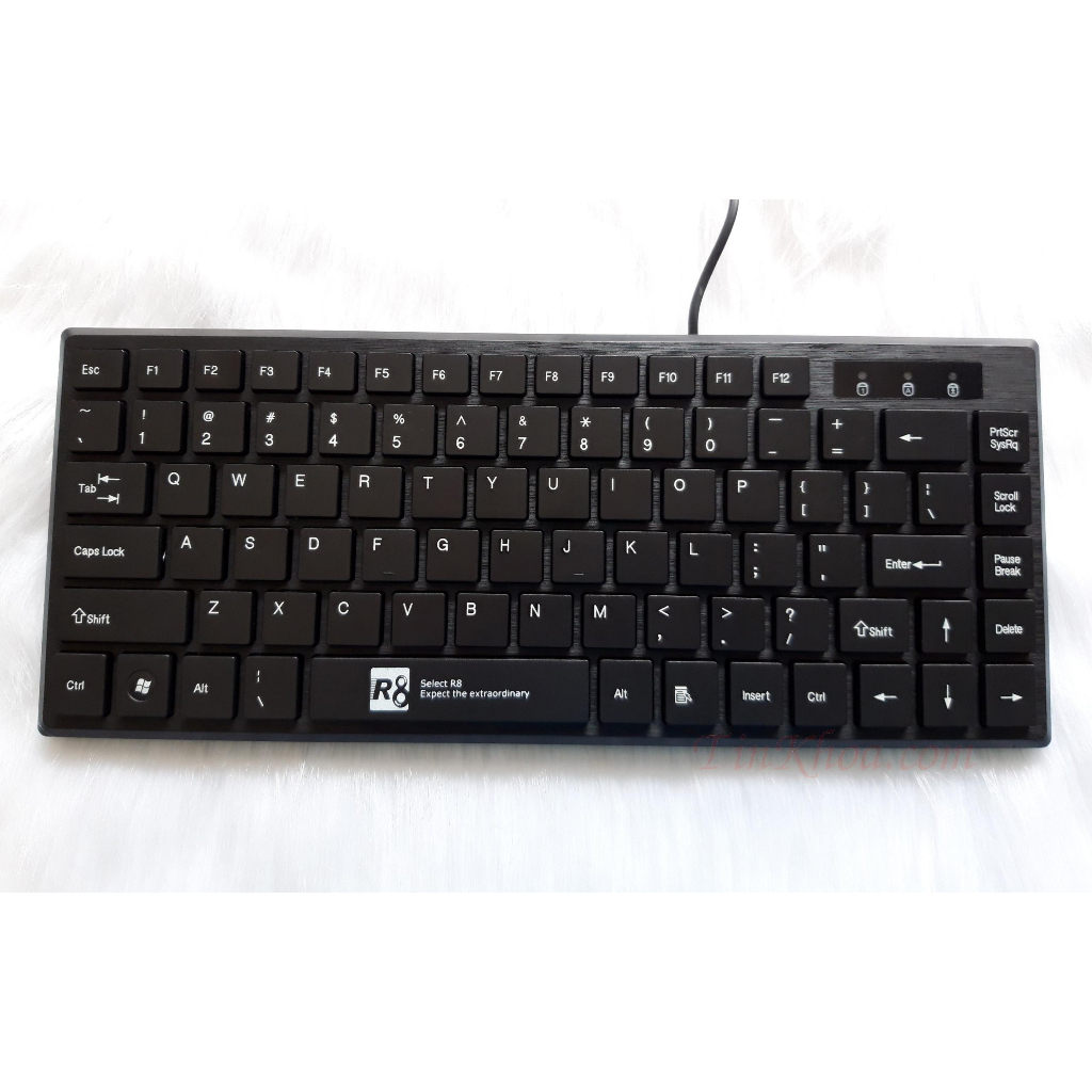 BÀN PHÍM VI TÍNH MINI CÓ DÂY (USB) R8 KB 1812 MỚI , MÀU ĐEN - GIÁ RẺ ...