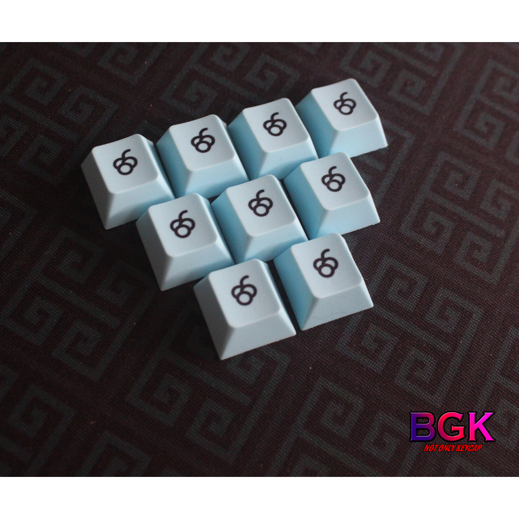 Keycap Lẻ quả cherry xanh biển cherry Profile In Dye Sub 1U R1 Nút Phím ...