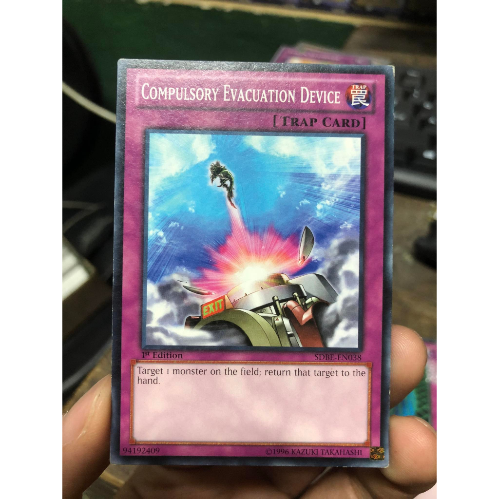 [ 01102024 ]Thẻ bài Yugioh TCG chính hãng "Compulsory Evacuation Device ...