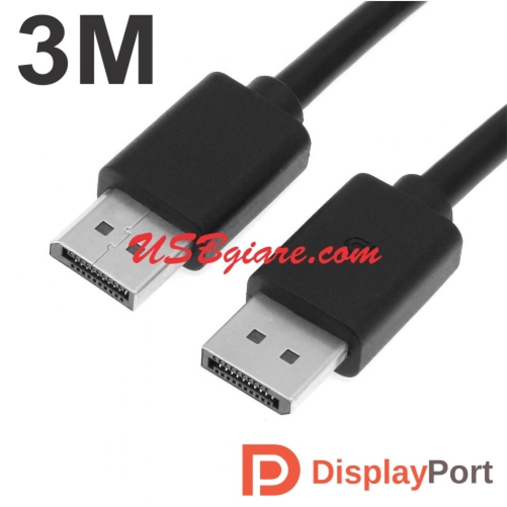 CÁP DISPLAYPORT TO DISPLAYPORT 3M | Shopee Việt Nam