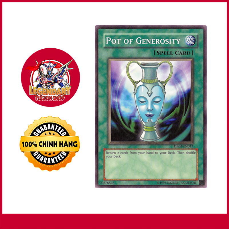 [Thẻ Bài Yugioh Chính Hãng] Pot of Generosity | Shopee Việt Nam