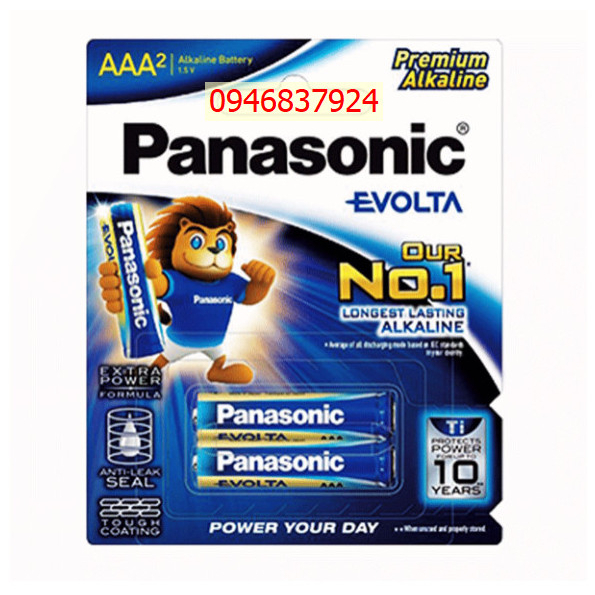 Pin AAA Kiềm Evolta Panasonic LR03EG/2B vỉ 2 viên (Hàng Chính Hãng) | Shopee Việt Nam