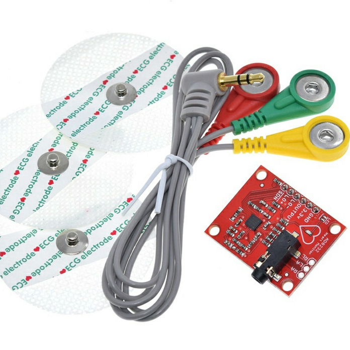 Module Cảm Biến Điện Tim (ECG) Heart Rate Monitor Kit AD8232 | Shopee ...