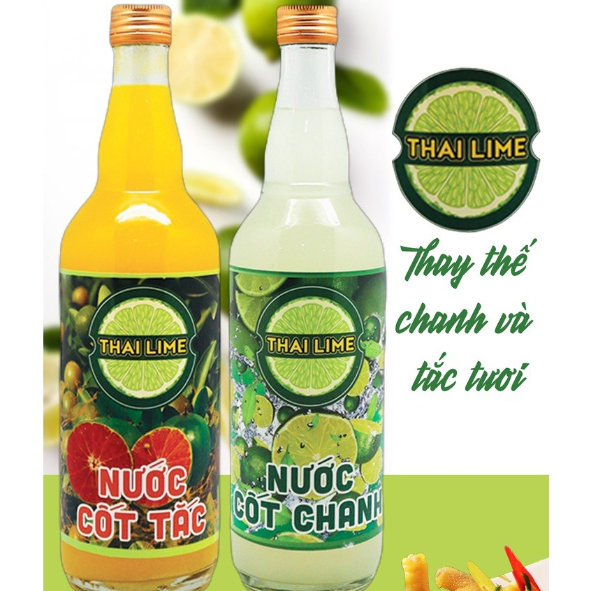 Nước cốt chanh, nước cốt tắc Thailime chai 500ml - Gia store | Shopee Việt Nam