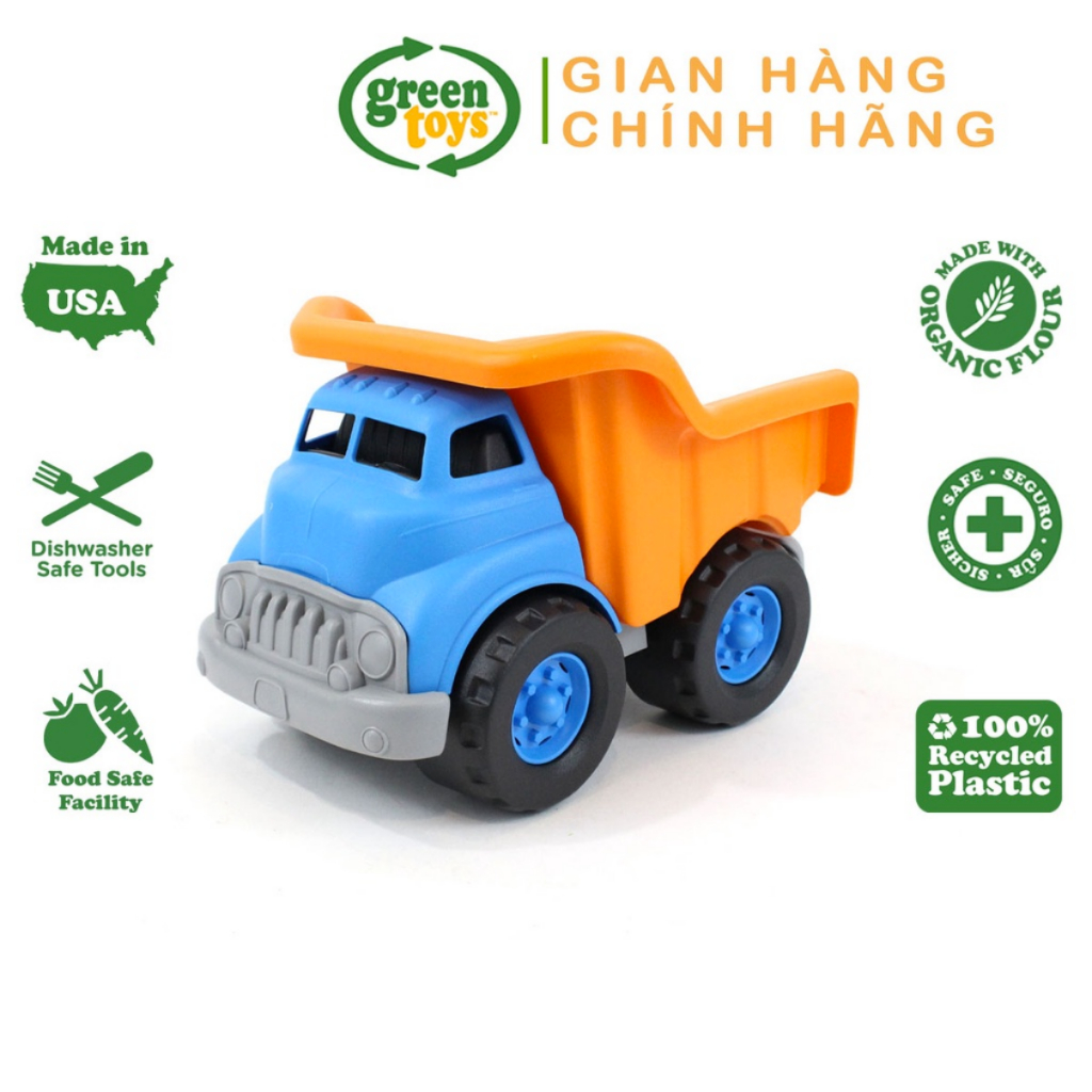 Đồ Chơi Xe Chở Cát Green Toys Cho Bé Từ 1 Tuổi - Xanh/Cam | Shopee Việt Nam