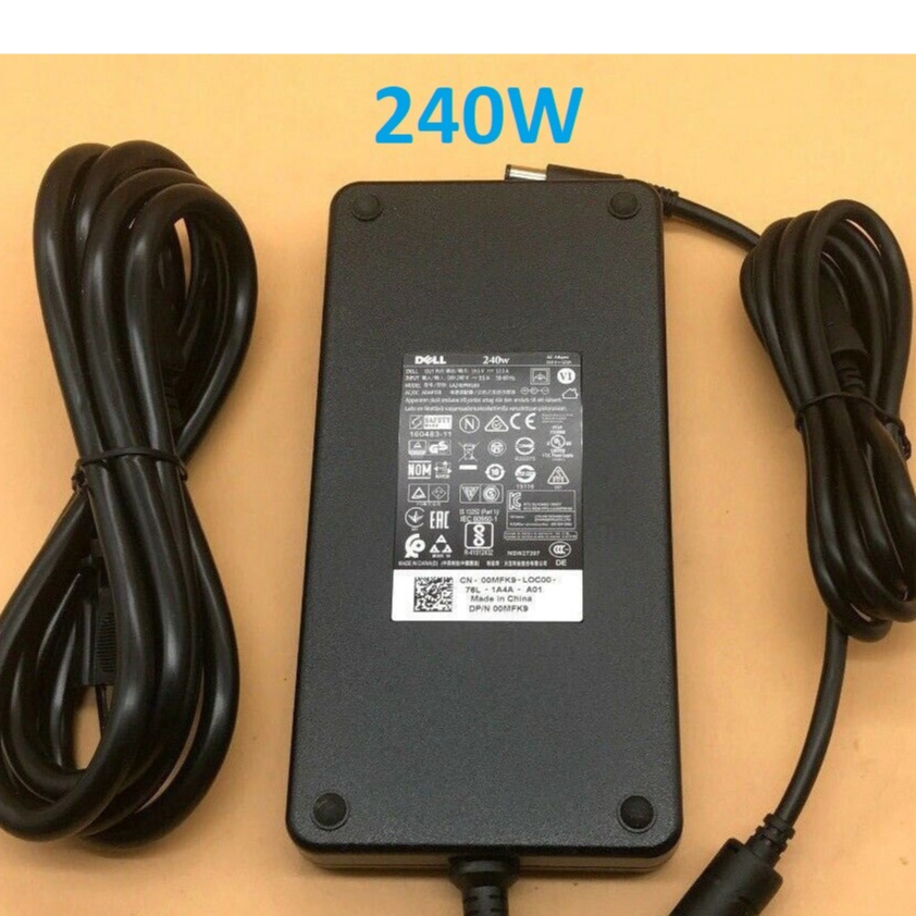 🌟CHÍNH HÃNG QUA SỬ DỤNG 🌟 ⚡️ BỘ NGUỒN ĐIỆN Sạc ADAPTER laptop dell 19.5V - 12.3A - 240W Chân 7.4 ...
