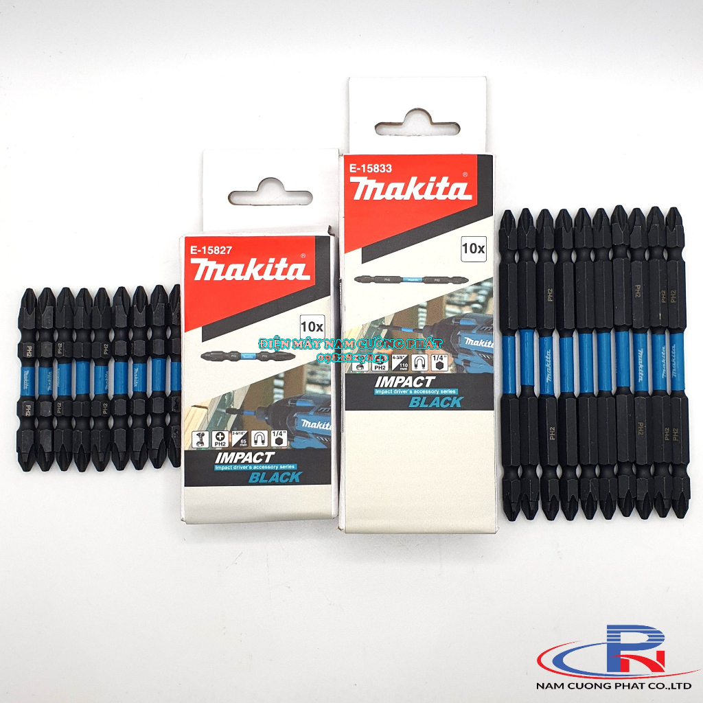 Mũi vặn vít 2 đầu Impact Black Makita E-15827 E-15833 (1 cái) | Shopee ...
