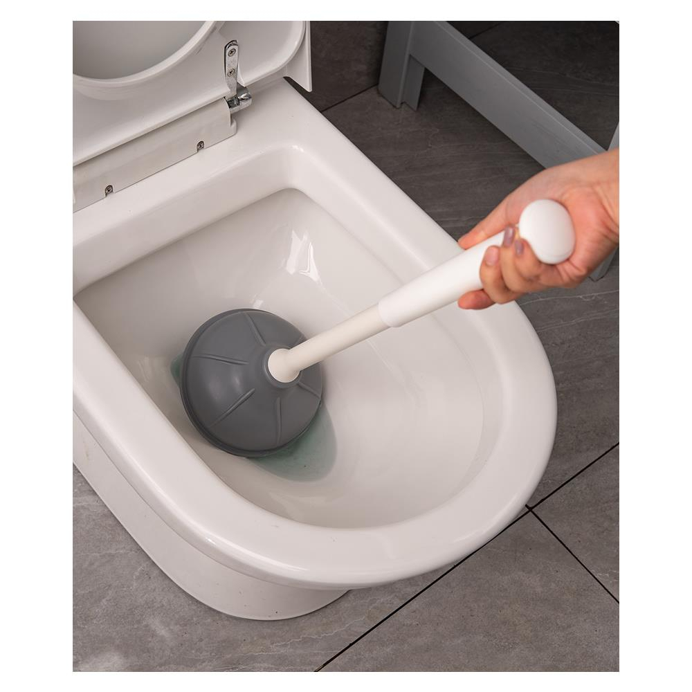 HomeBase ACCO Pít tông thông bồn cầu có chân đế bằng nhựa 16x16x49.5cm ...