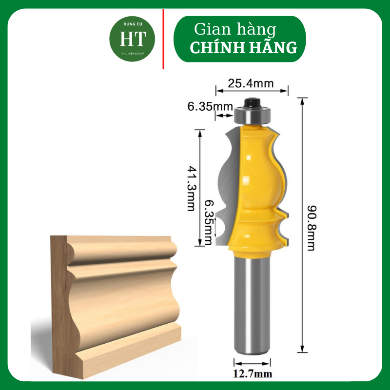 Mũi dao phay đánh chỉ đuôi cá cốt 12ly7 | Shopee Việt Nam