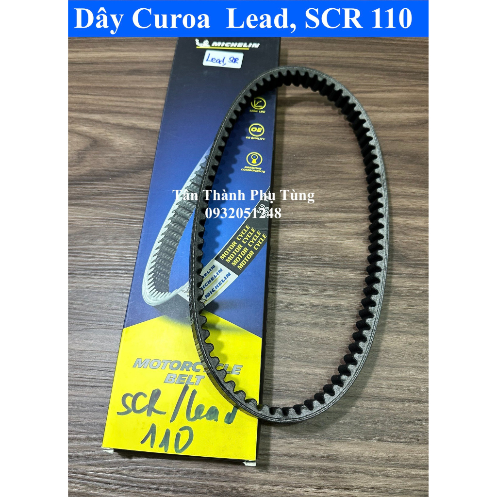 Dây Curoa Lead, SCR 110 Michelin Chính hãng TanthanhPT | Shopee Việt Nam