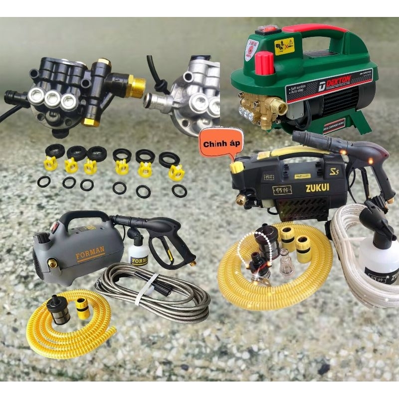combo phốt nước, phốt nhớt , lupe máy rửa xe có chỉnh áp . | Shopee ...