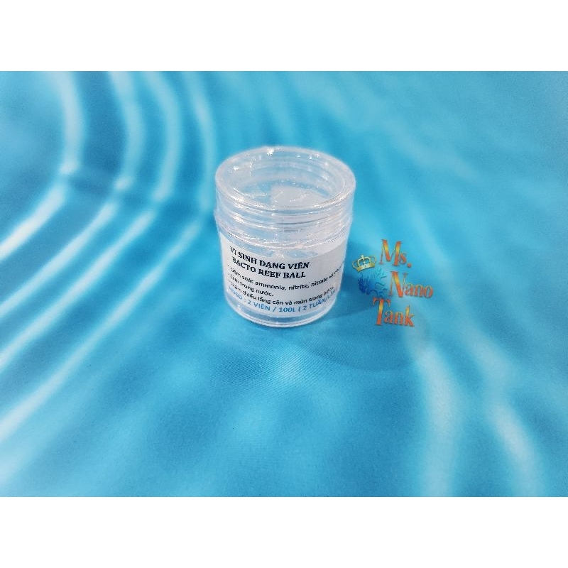 Vi sinh dạng viên cho hồ cá – Bacto Reef Ball - Chiết 5 Viên/ hủ ...
