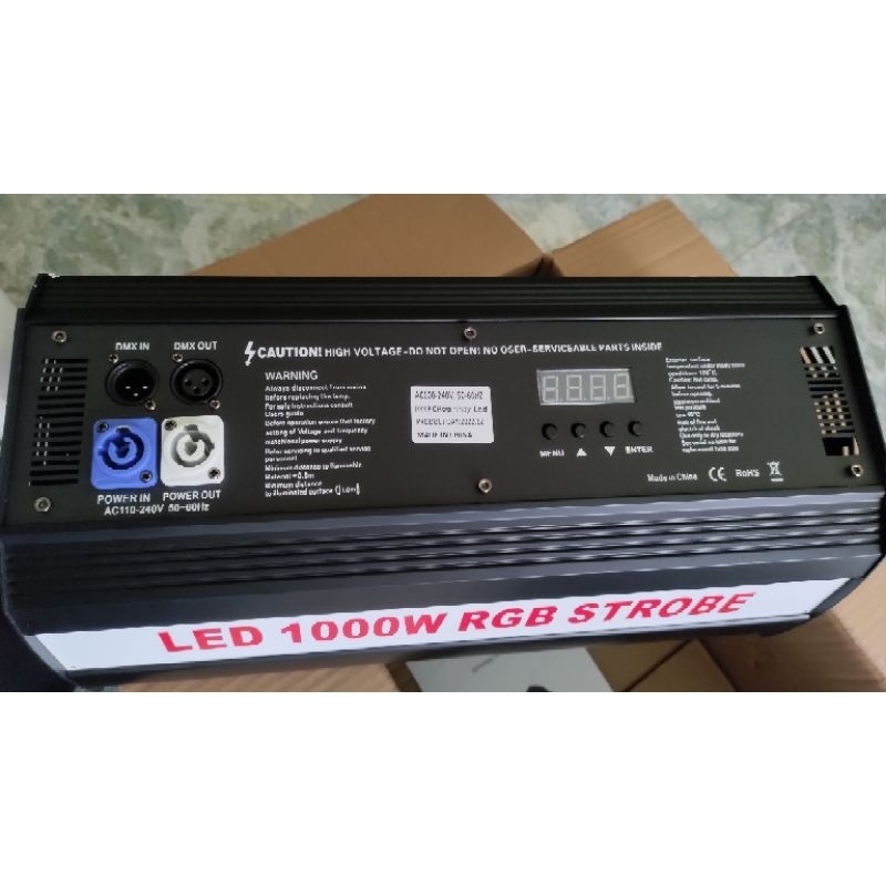 Đèn chớp light led 1000w 960 led RGB và chớp trắng nhiều chế độ DMX ...