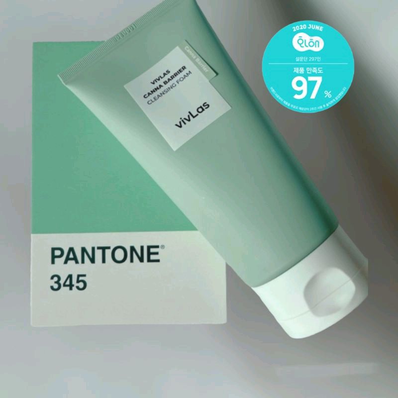 Sữa rửa mặt sạch sâu cấp ẩm VIVLAS Canna Barrier Cleansing Foam 150g ...