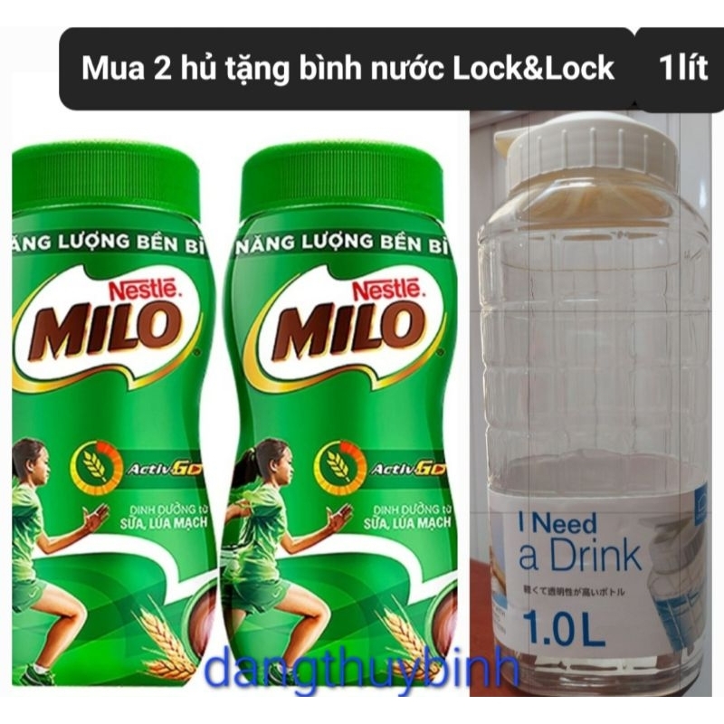 Bột Milo Ca Cao Hũ 400G/hộp giấy 285g tặng bình nước | Shopee Việt Nam