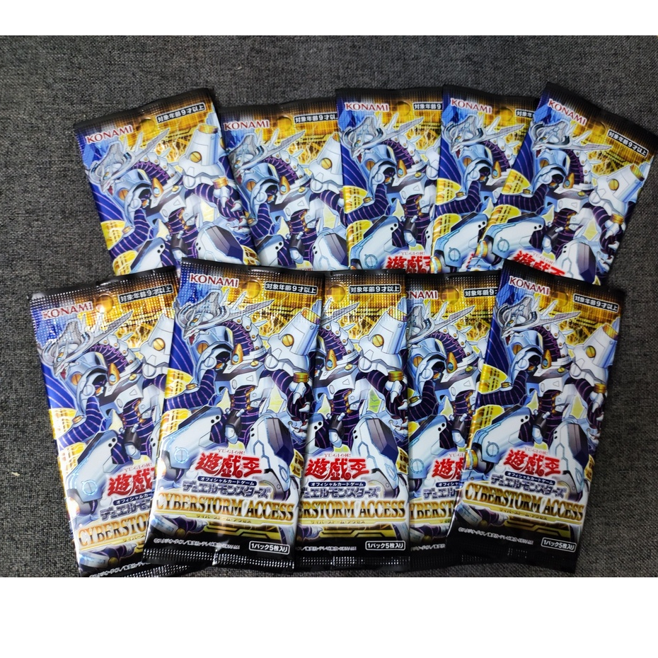 [GS FUNNY SHOP] 1 Pack thẻ bài Yugioh chính hãng Cyberstorm Access ...