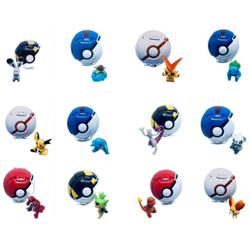 Quả Cầu Pokemon Đồ Chơi Độc Đáo Dành Cho Bé - Set Quả Bóng Pokemon 7cm ...
