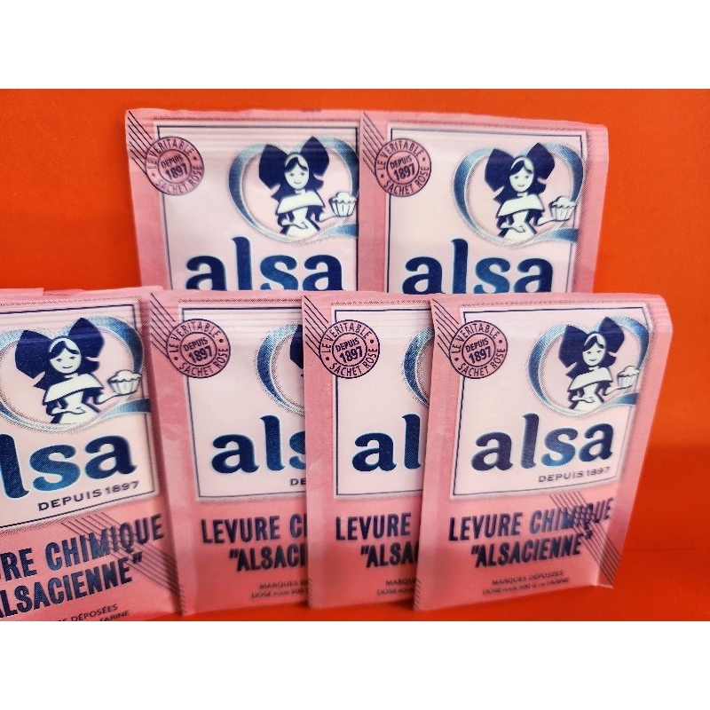 Bột nổi alsa - Baking Powder alsa 11gr - 8 gói 1 lốc ( Hạn sử dụng 05/ ...