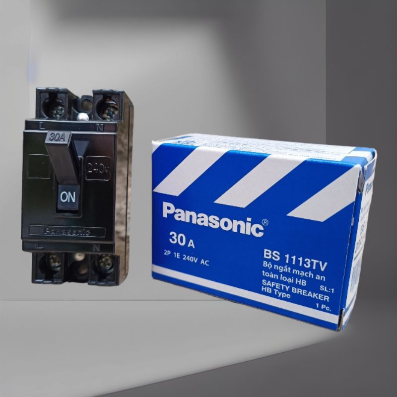 Bộ ngắt mạch an toàn Panasonic - CB cóc - Cầu dao tự động ngắt quá tải ...