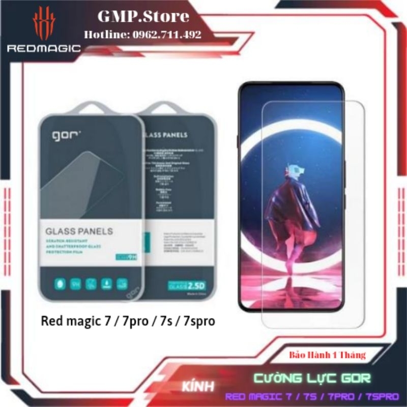 Kính cường lực Gor nubia red magic 7 / 7s / 7pro / 7s pro kính trong suốt ( chính hãng ...