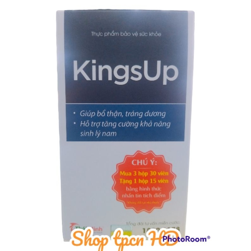 Kingsup (Kings up) hỗ trợ tăng cường sinh lý nam, giúp bổ thận tráng ...