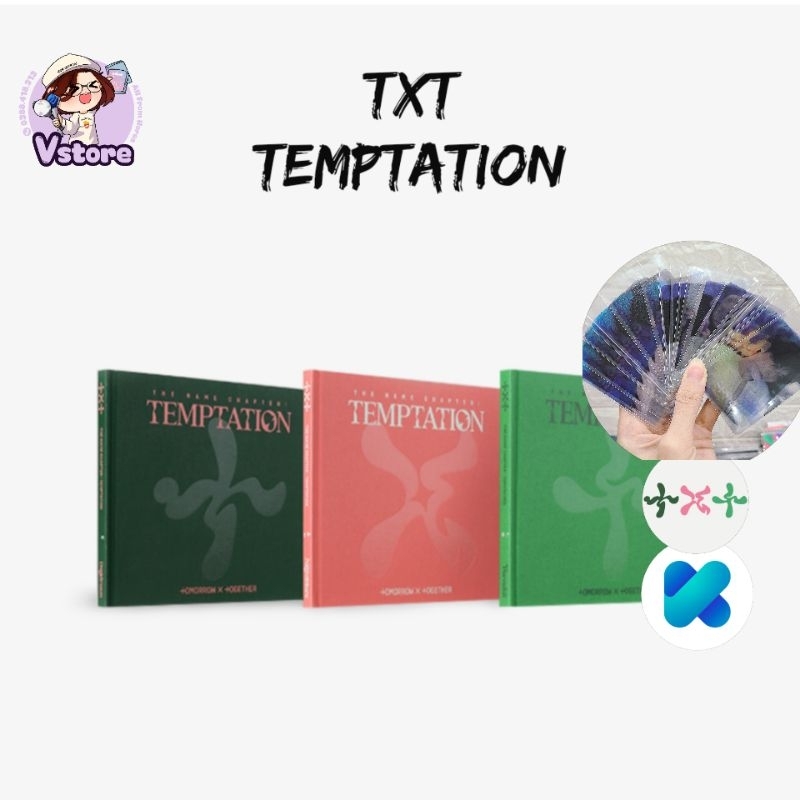 VStore [HÀNG CÓ SẴN] TOMORROW X TOGETHER ALBUM TXT TEMPTATION | Shopee ...