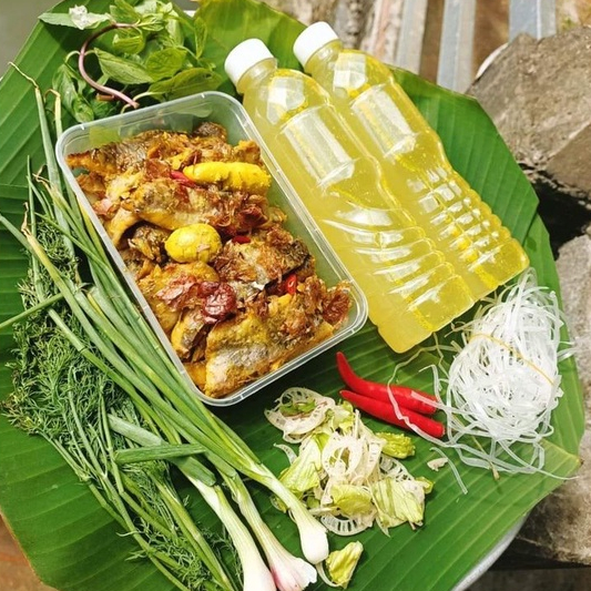 set cá rô đồng rim nhạt kèm 2c nước cốt | Shopee Việt Nam