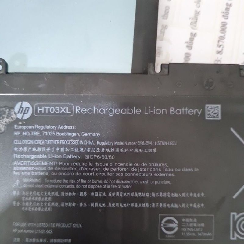 Thanh lý pin Latop dell e7470, hp ht03xl | Shopee Việt Nam
