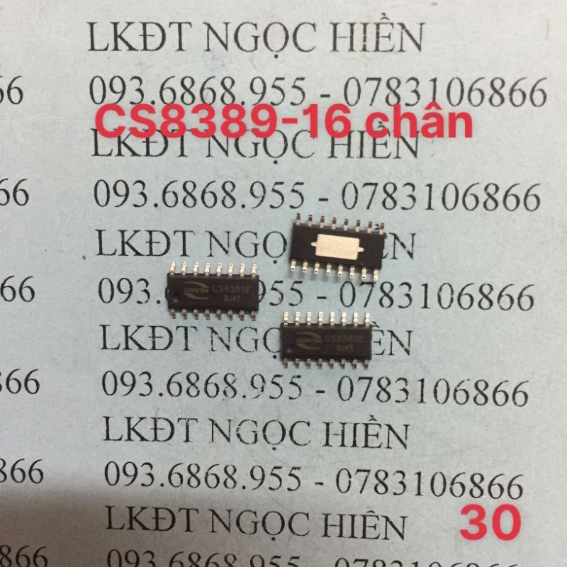 IC Dán CS8389 ( 16 chân ) | Shopee Việt Nam
