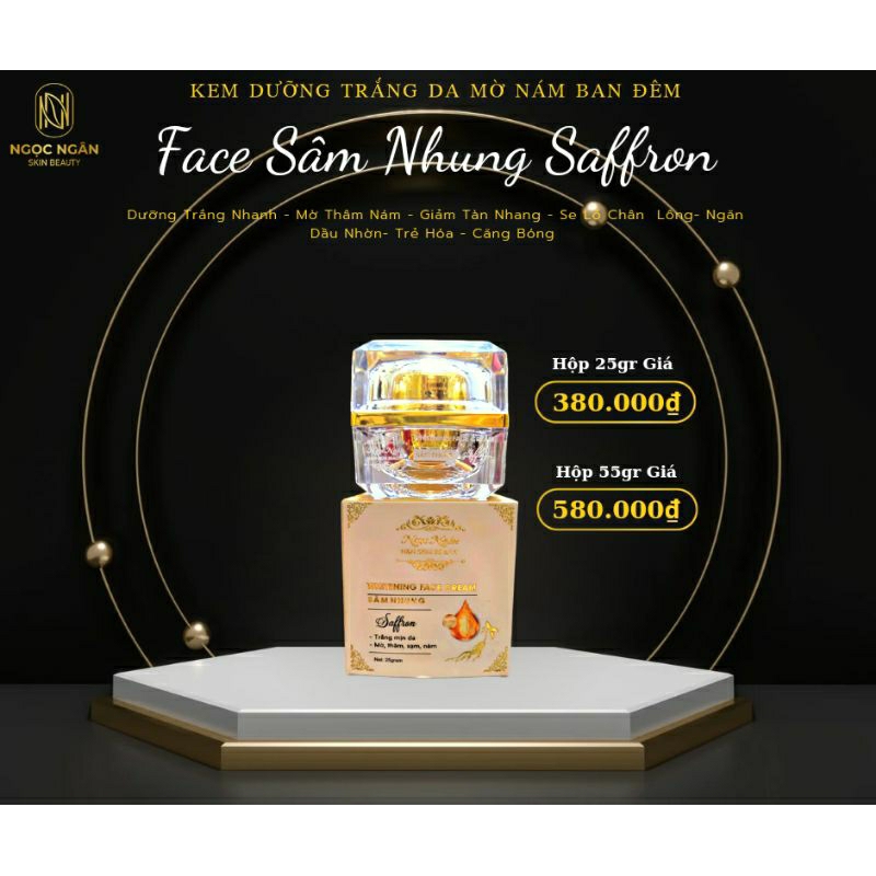 FACE SÂM NHUNG mix NHỤY HOA NGHỆ TÂY VIP 55GR | Shopee Việt Nam
