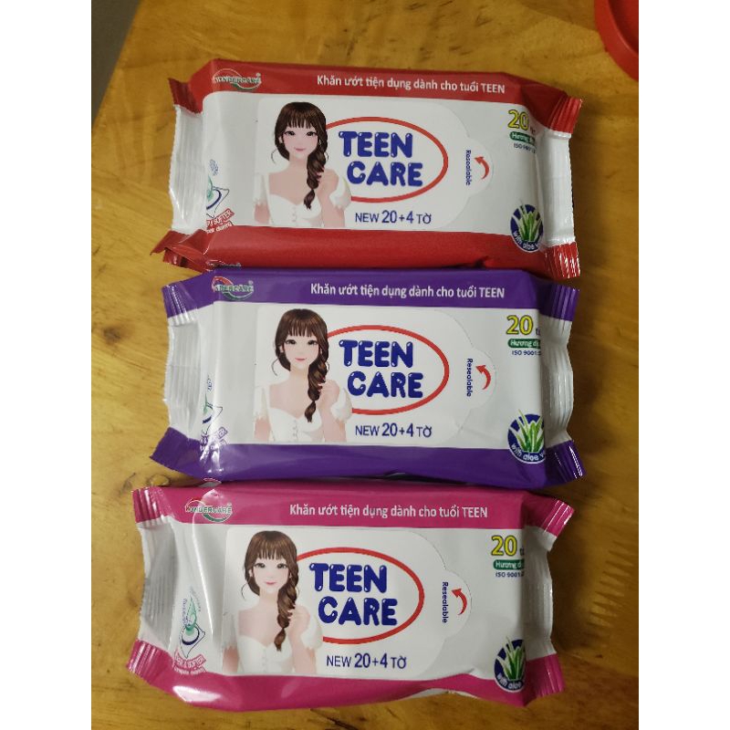Khăn giấy ướt Teen Care gói 20 tờ | Shopee Việt Nam