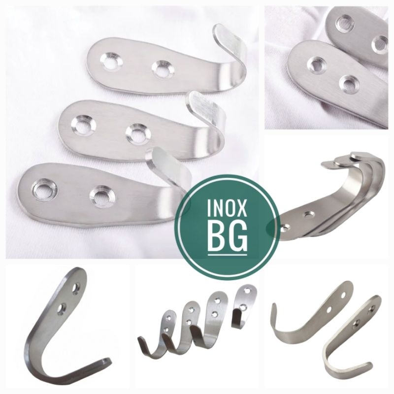 Móc đơn tròn Inox mờ bắt tường treo đồ tiện dụng | Shopee Việt Nam