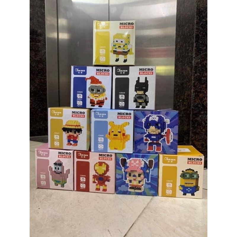 lego mini 12 con giáp, siêu cute siêu rẻ đồ chơi phát triển trí tuệ ...