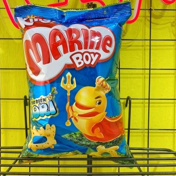1 thùng = 10 túi bim bim (snack) Marine boy king vị tảo biển nori ...