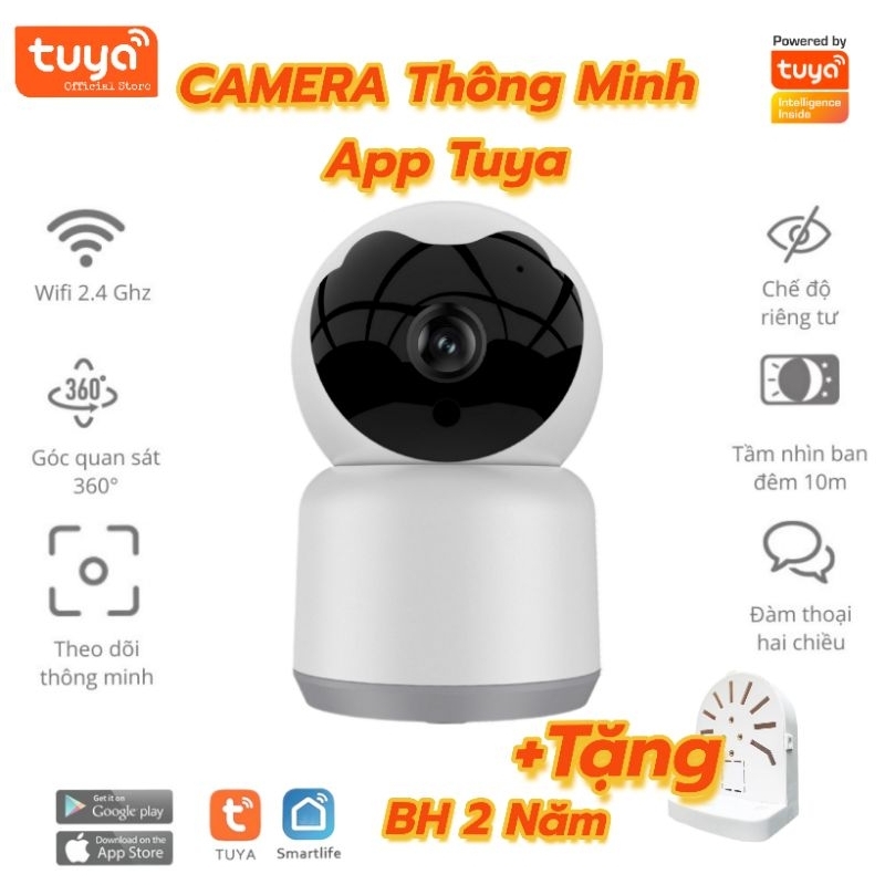 Camera Wifi TUYA 2MP (1080p), 3MP, Hồng Ngoại, Đàm Thoại, Cảnh Báo ...