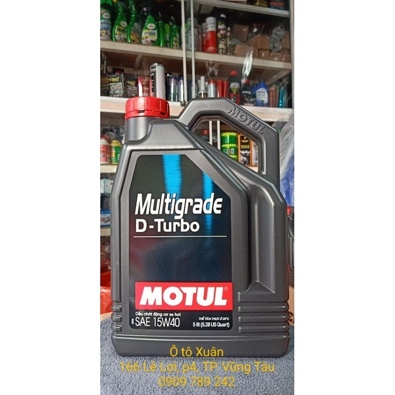 Nhớt động cơ Motul Multigrade D-Turbo 15W40 5L (183) | Shopee Việt Nam