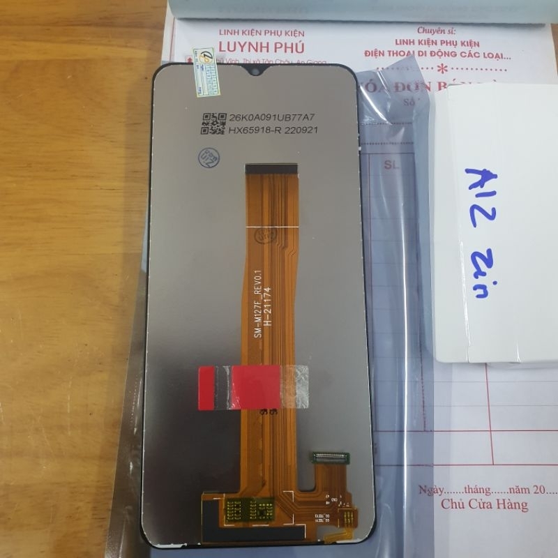Màn hình samsung M02 A12 A02 cáp M127F tặng keo | Shopee Việt Nam