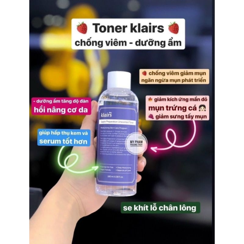🌱 TONER KLAIR - Vừa lành tính vừa hiệu quả 𝐓𝐨𝐧𝐞𝐫 𝐊𝐋𝐀𝐈𝐑𝐒 𝐒𝐮𝐩𝐩𝐥𝐞 ...