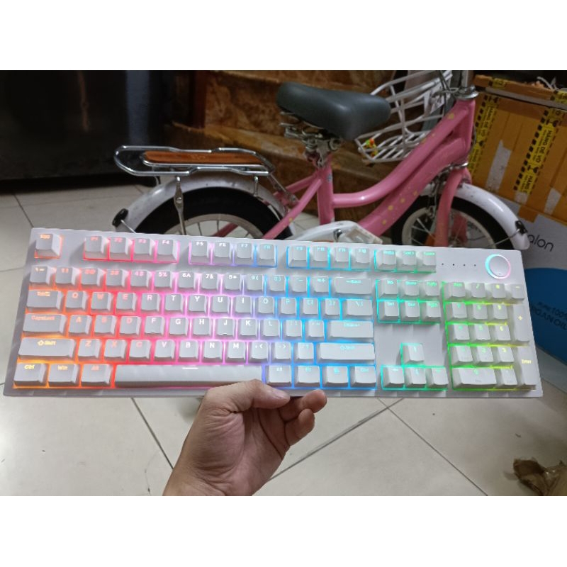 Bàn phím cơ Ganss 3104T LI (3 modes, Hotswap, RGB, Núm) | Shopee Việt Nam