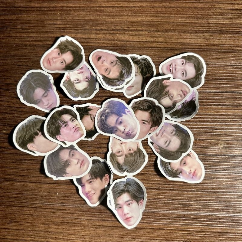 10 STICKERS ĐẦU GIẤY YIN, WAR, GEMINI, FOURTH, SATANG, WINNY, MARK ...