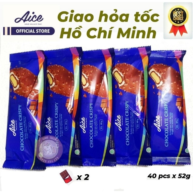 🍦 Kem Socola Giòn Aice / Chocolate Crispy (Indonesia) 60gr - giao hỏa ...
