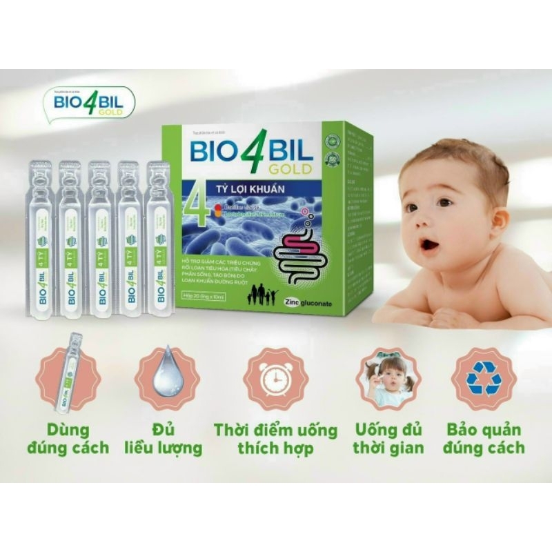 Men tiêu hóa Bio 4 Bil Gold - bổ sung lợi khuẩn đường ruột, giảm các ...