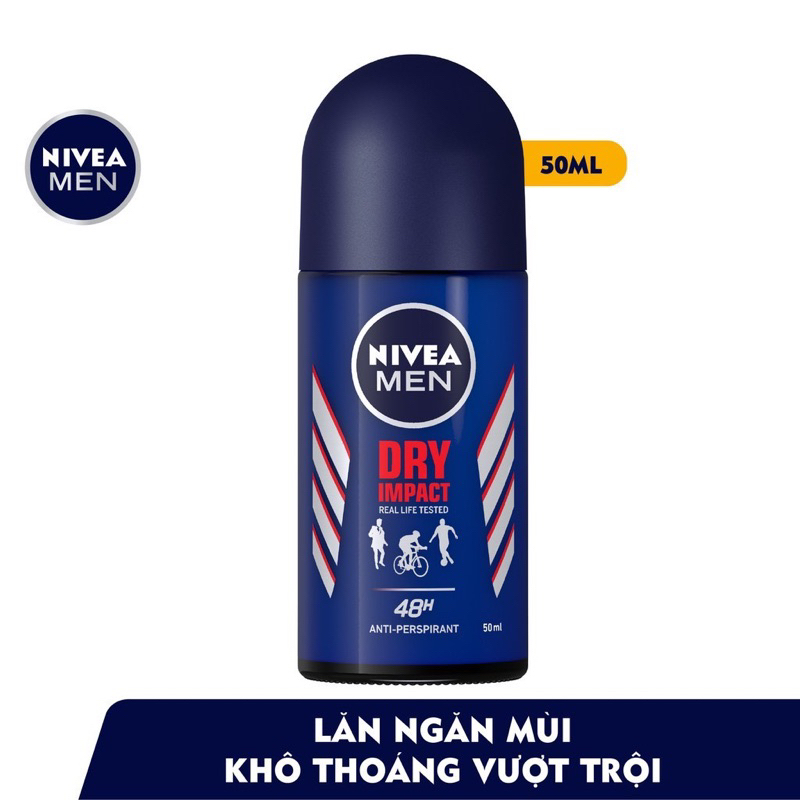 Lăn ngăn mùi NIVEA Men dành cho nam 50ml | Shopee Việt Nam