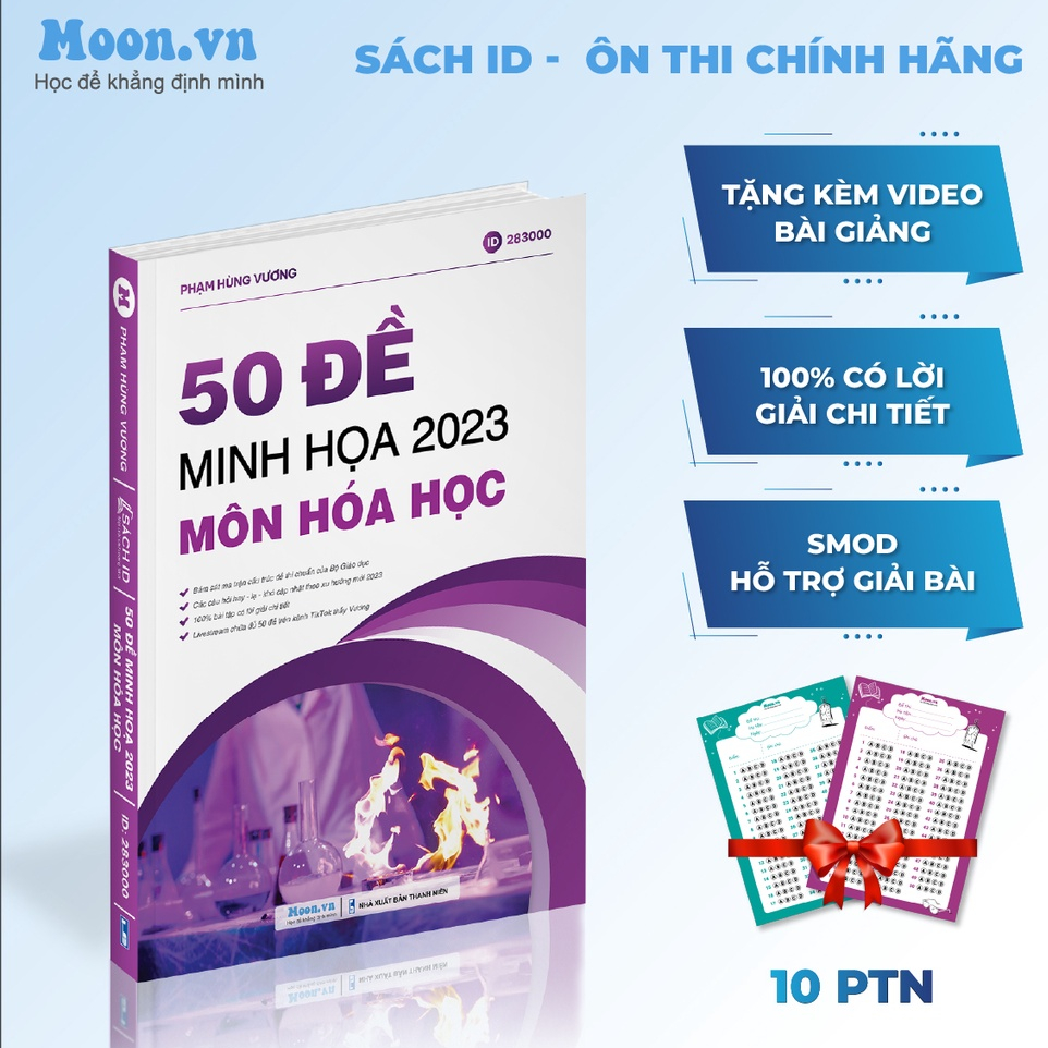 Sách bộ đề minh họa ôn thi THPTQG 2023 môn Hóa học bản mới nhất ...
