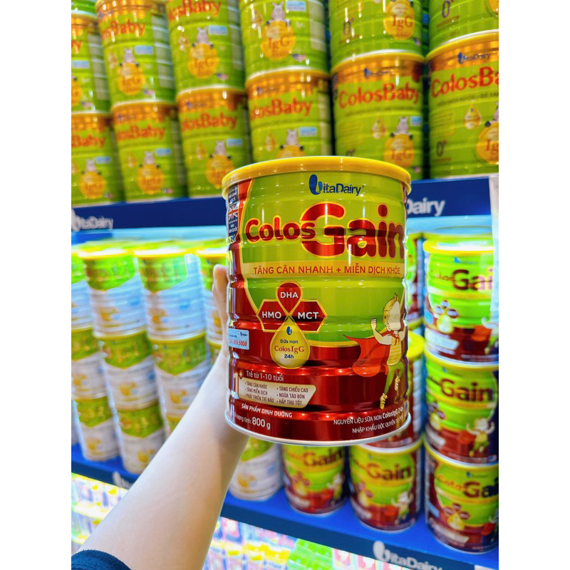Sữa Colos Gain Tăng Cân Nhanh 800g (UY TÍN + TÍCH ĐIỂM đầy đủ) | Shopee ...