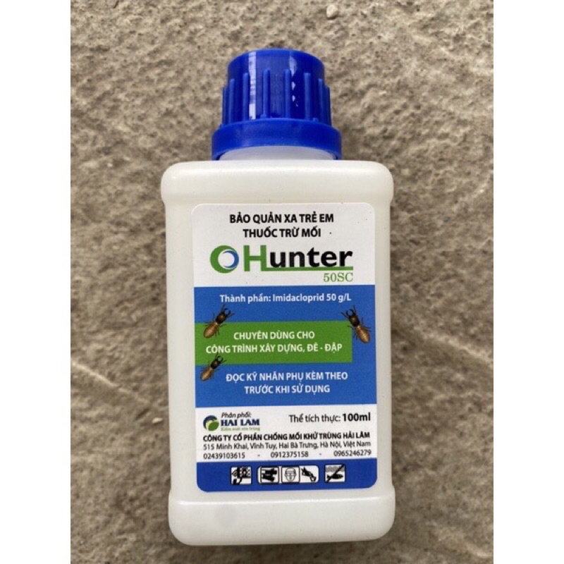 Thuốc diệt Mối nước Hunter 50SC - diệt tận gốc Mối, Mọt ( chai 100ml ...