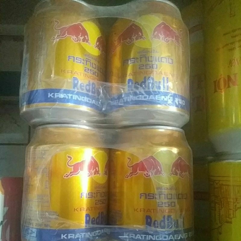 Nước tăng lực bò húc thái RedBull lon 250ml | Shopee Việt Nam