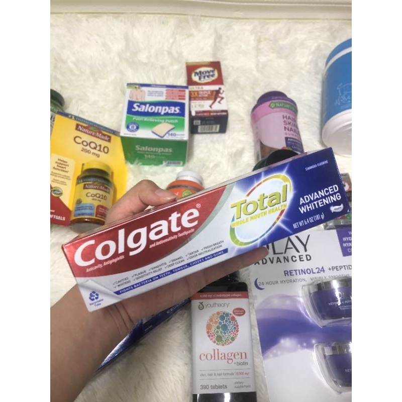 Kem đánh răng Colgate Total Advanced Whitening 181g của Mỹ | Shopee Việt Nam