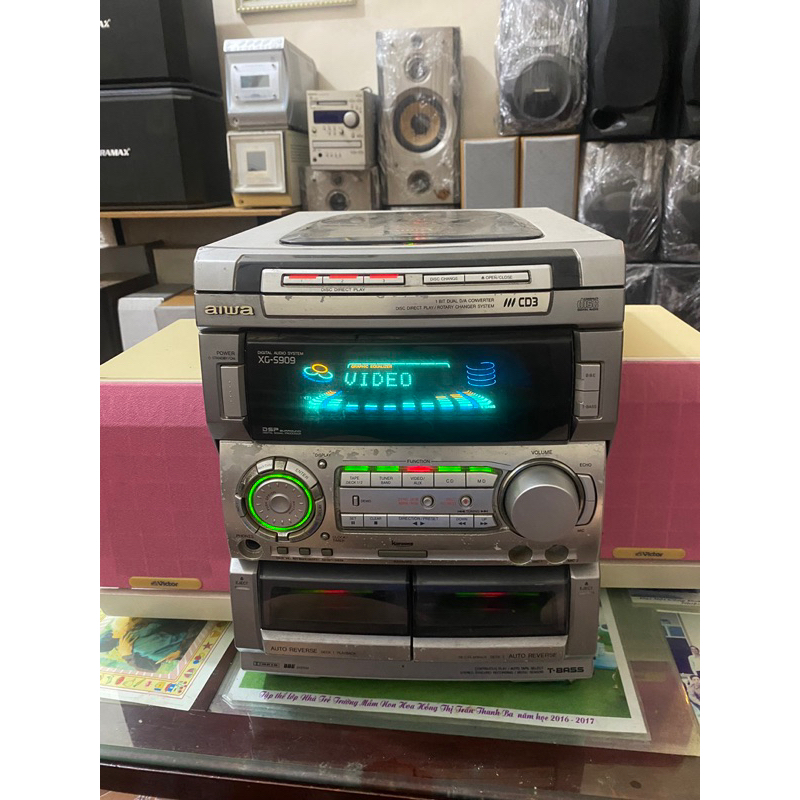 cục dàn Aiwa CX-NS909 siêu khủng CS 150w - kèm khiển - nội địa 100v - thanh lý | Shopee Việt Nam