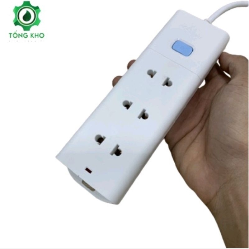 Ổ cắm điện Gongniu : 3 ổ cắm 1 công tắc dây dài 3m,5m công suất 2500W | Shopee Việt Nam